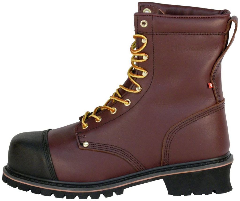 NEXGRIP - Armortex® Chainsaw Safety 8" Wood Logger Boot | 2" Heel, Steel Toe, Uninsulated ...